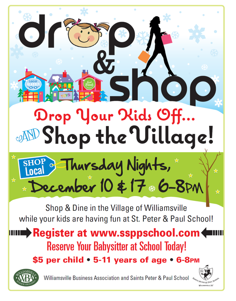 Drop & Shop! - Williamsville Business Association